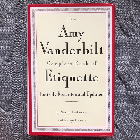 Vintage | Other | St Edition Revised Version Of The Amy Vanderbilt ...